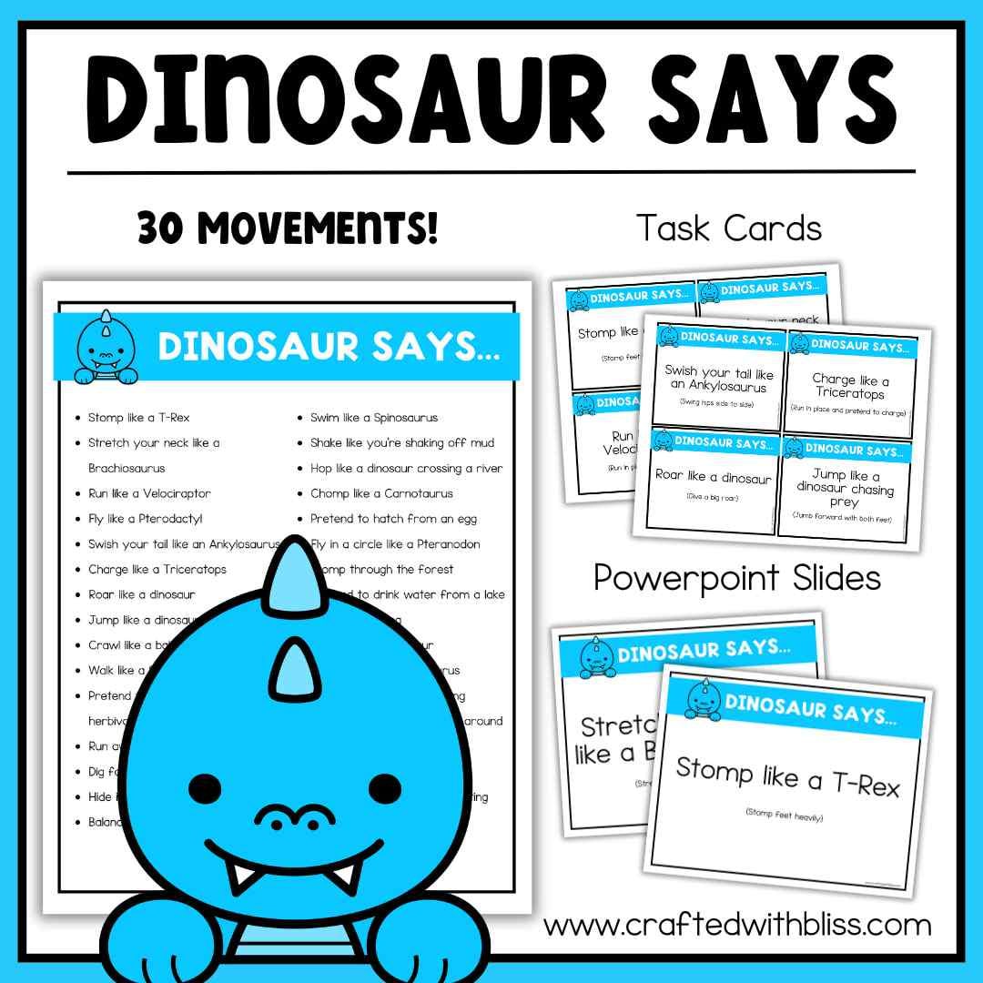 20 Themes Simon Says Printable Mega Bundle Movement Game for Kids ...
