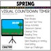Garden Rainbow Spring Visual Timer Countdown Classroom Management Tool ...