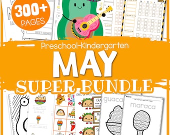 Spring Preschool-kindergarten Bundle, April Kindergarten Activities ...