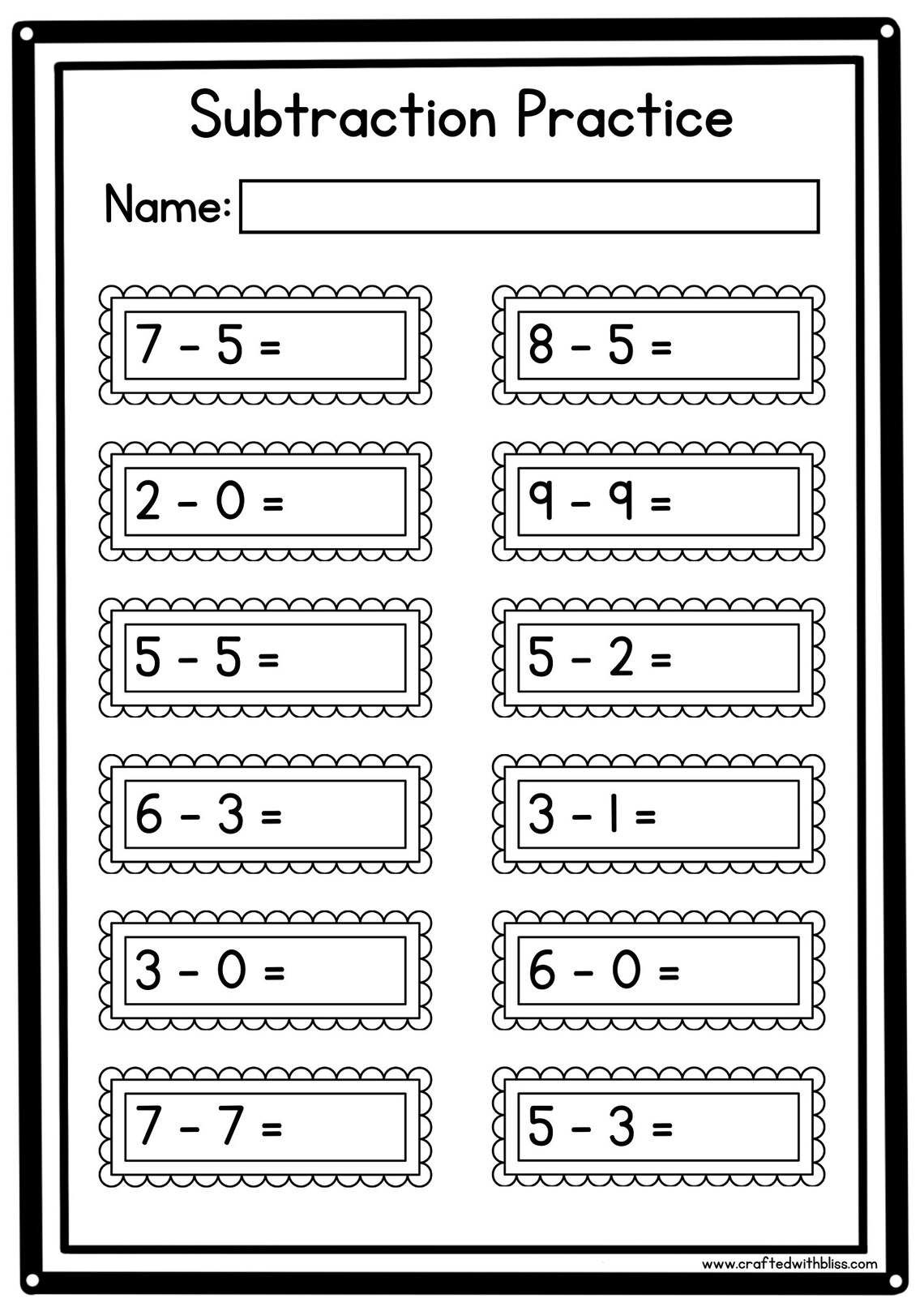 Math Practice Bundle: Addition Subtraction and More for - Etsy