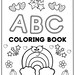 26 Pages Alphabet Coloring Book Printable for Kids, Alphabet Coloring ...