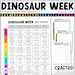Editable Dinosaur Week Activities and Planner Toddler Canva Template 2 ...
