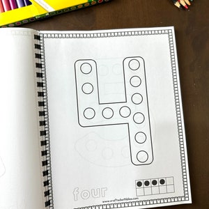 Alphabet and Numbers Do-a-dot Activity Book (200+ Pages) | Homeschool ...