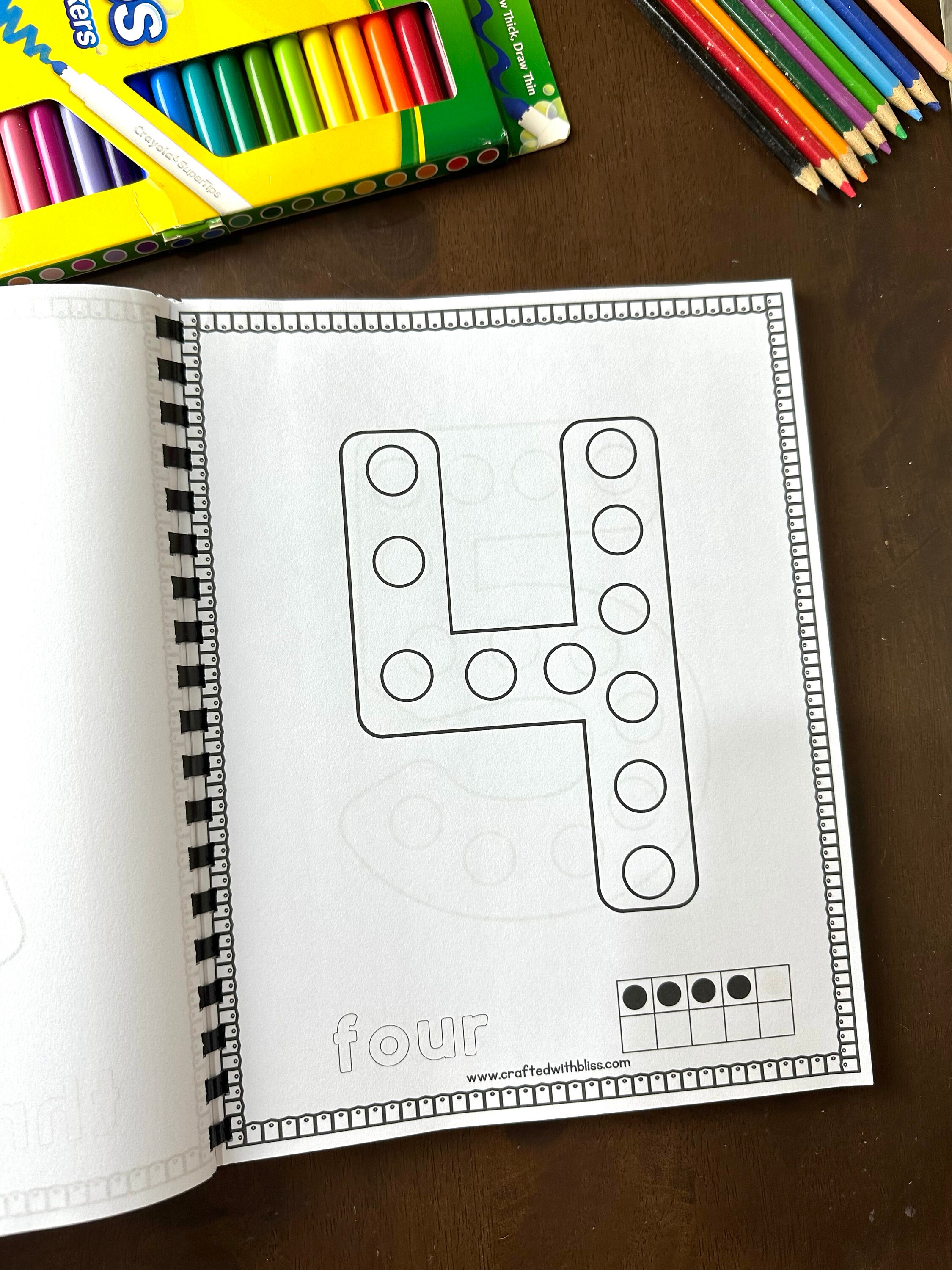 Alphabet and Numbers Do-a-dot Activity Book 200 Pages - Etsy