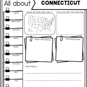 50 States Research Project | Homeschool | US States | Geography - Etsy