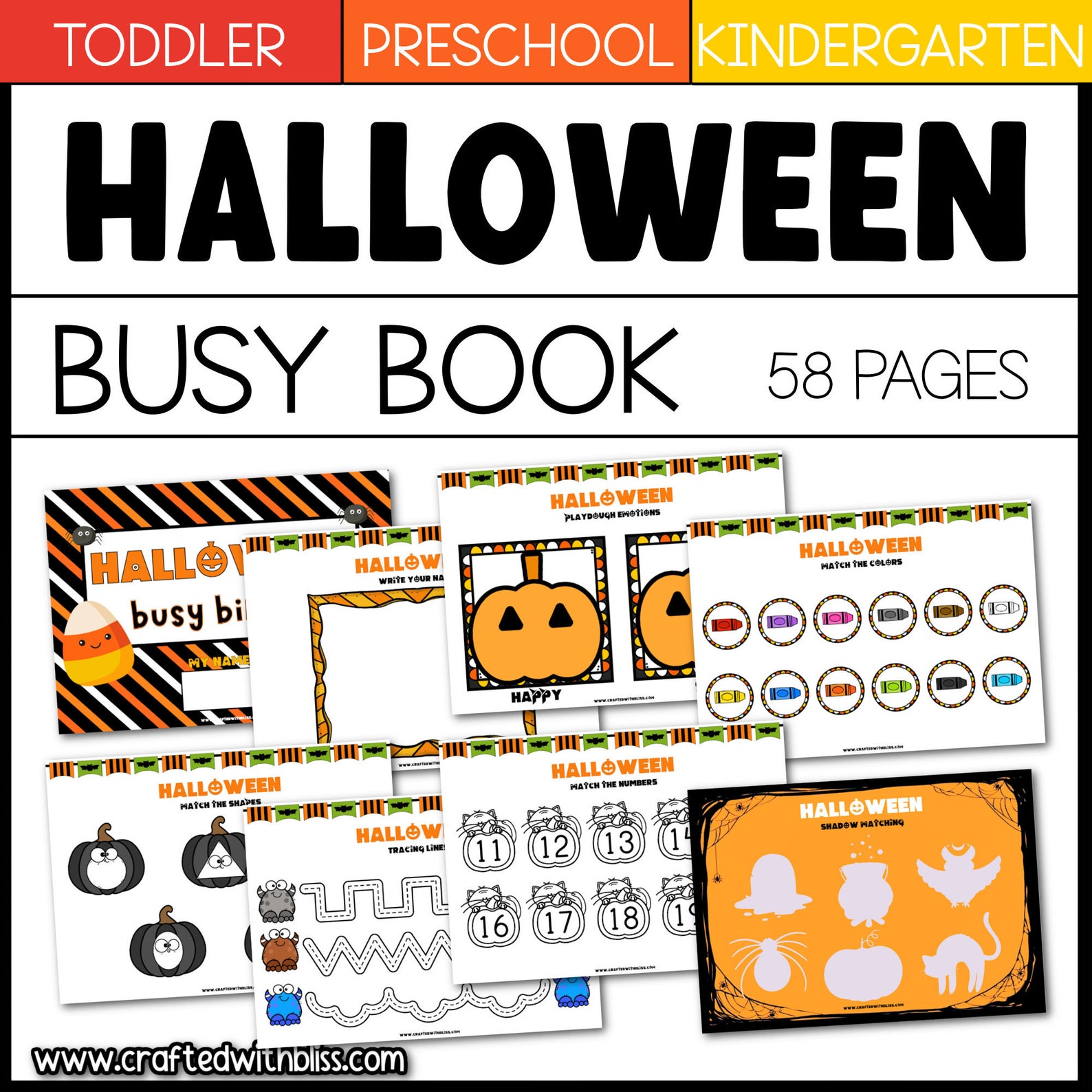 Busy Book Mega Bundle Preschool Kindergarten Toddler - Etsy