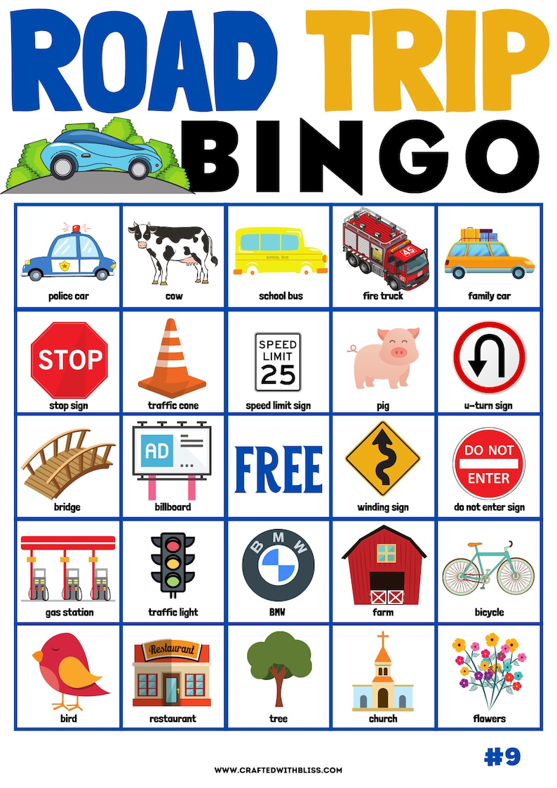 Road Trip Theme Games and Activities for Preschool - Kindergarten ...