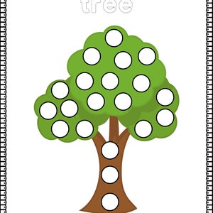 Farm Dot Marker Printable - Etsy