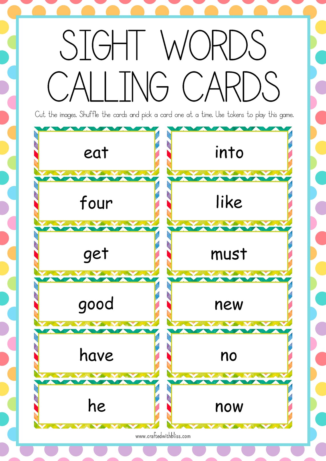 EDITABLE Sight Words Bingo for Kids Sight Words Activities | Etsy