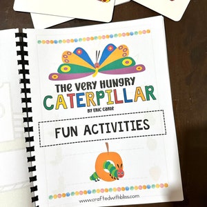 The Very Hungry Caterpillar Activity Book (100+ Pages) Eric Carle Book ...
