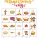 50 Thanksgiving Bingo Cards 5x5 Thanksgiving Bingo Game - Etsy