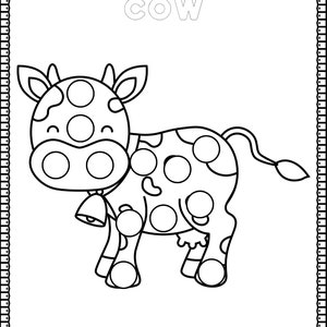 Farm Dot Marker Printable - Etsy