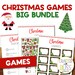 Christmas Party Games BIG BUNDLE, Christmas Games Kids, Christmas ...