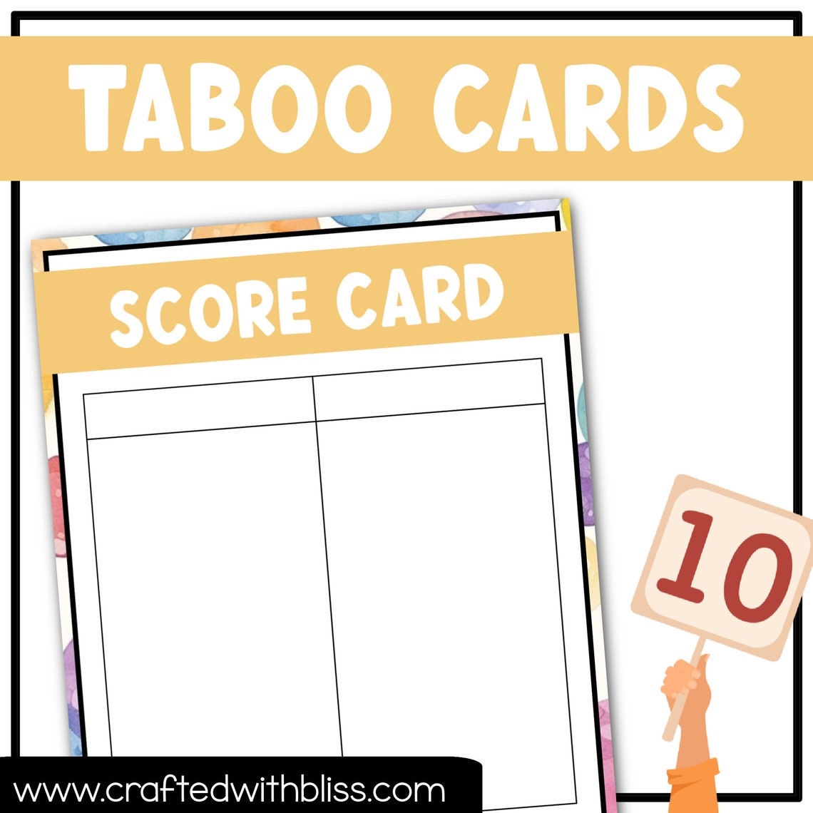 Teens Taboo Party Game 150 Cards Fun Friday Ice Breaker Brain Break ...
