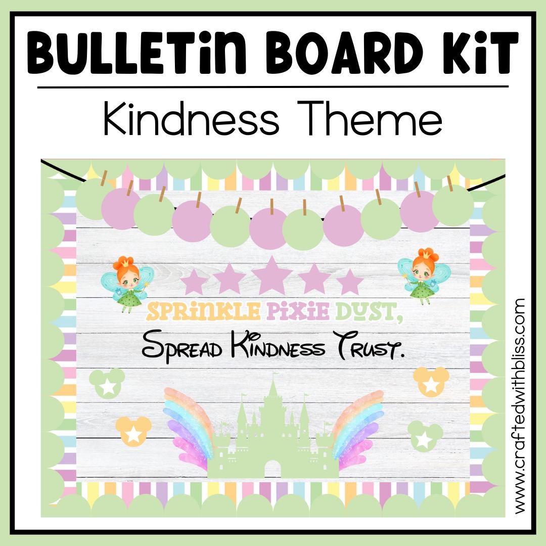 Magical Sprinkle Pixie Dust Kindness Bulletin Board Kit - Etsy