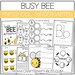 Busy Bee Printable Pack for Pre-k: Explore Literacy, Math, and STEM ...