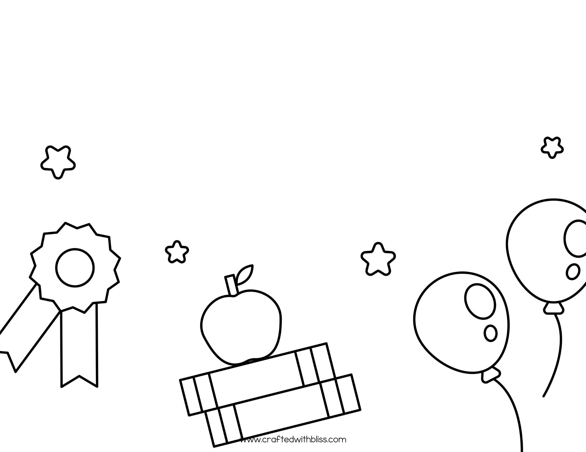 Graduation Coloring Pages for Kids Background Scene End of the Year ...