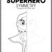 10 Superhero Symmetry for Kids, Drawing Challenge for Early Finishers ...