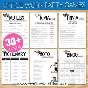 Team Building Games for Work Office Games Activities Bundle Ice Breaker ...