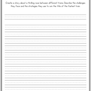 Build A Train Craft and Writing Prompt K-3 Center Morning Work - Etsy