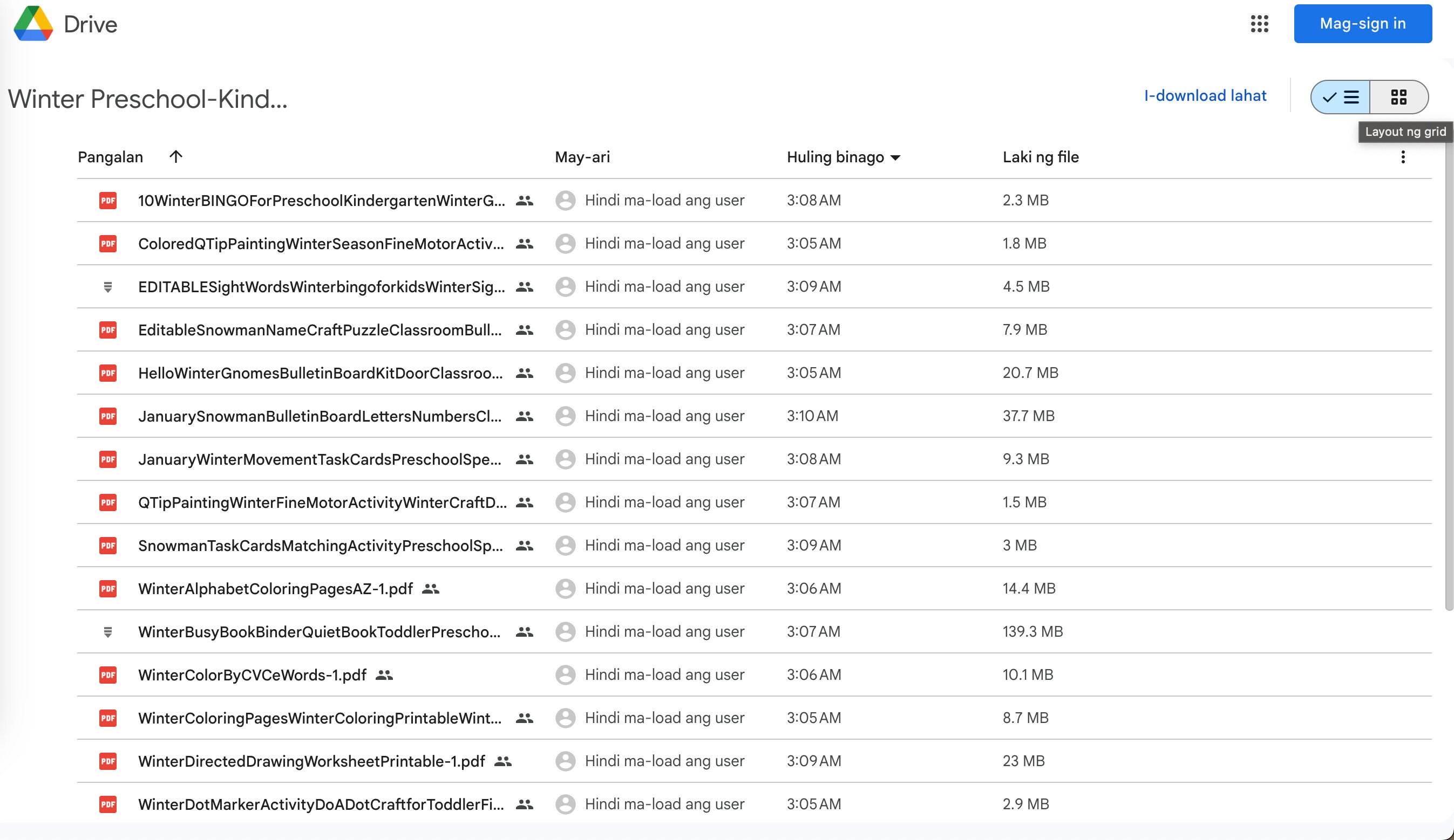 January Preschool-kindergarten Bundle, January Kindergarten Activities ...