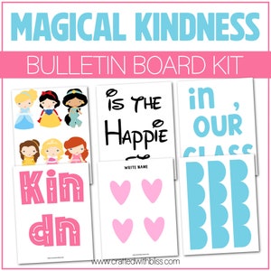 Magical Kindness Happiest Place on Earth Bulletin Board Kit - Etsy