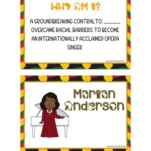 Who Am I? Interactive Black History Month Theme Bulletin Board Kit Door ...