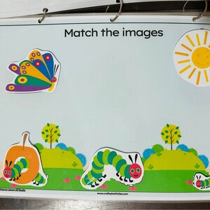 Hungry Caterpillar Busy Books Binder Adapted Book Toddler Busy Board ...