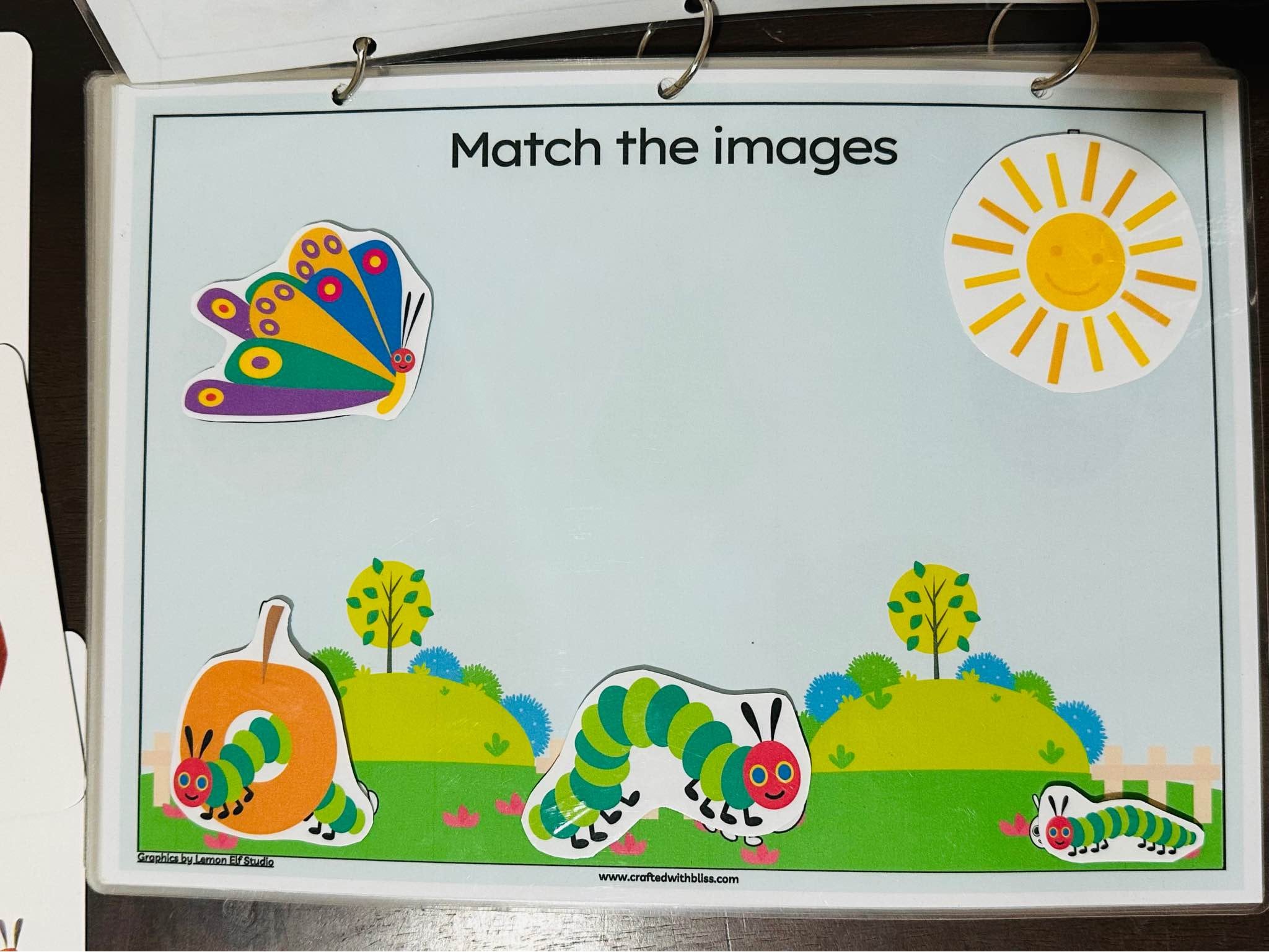 Hungry Caterpillar Busy Books Binder Adapted Book Toddler Busy Board ...