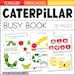 Hungry Caterpillar Busy Books Binder Adapted Book Toddler Busy Board ...