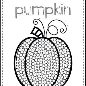 Q-tip Painting Fall Fine Motor Activity Autumn Craft Fall Printable Dot ...