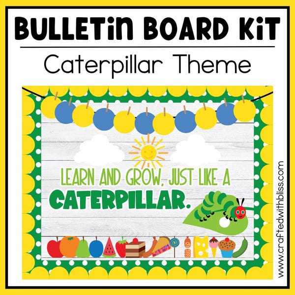 Very Hungry Caterpillar Bulletin Board - Etsy