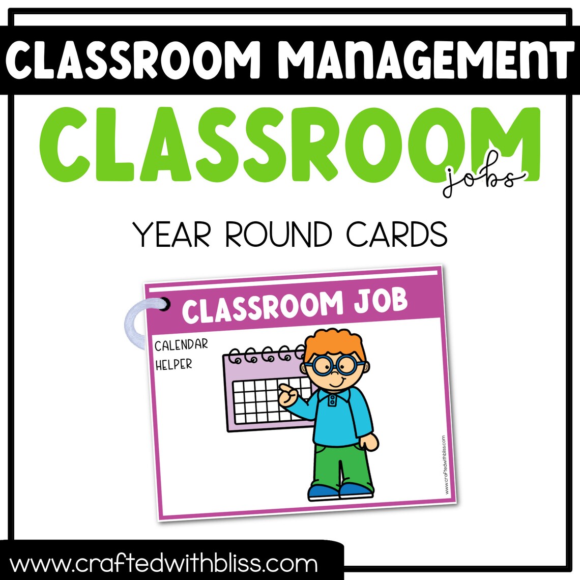 Classroom Jobs Visual Cards | Classroom Management Tool Back to School ...