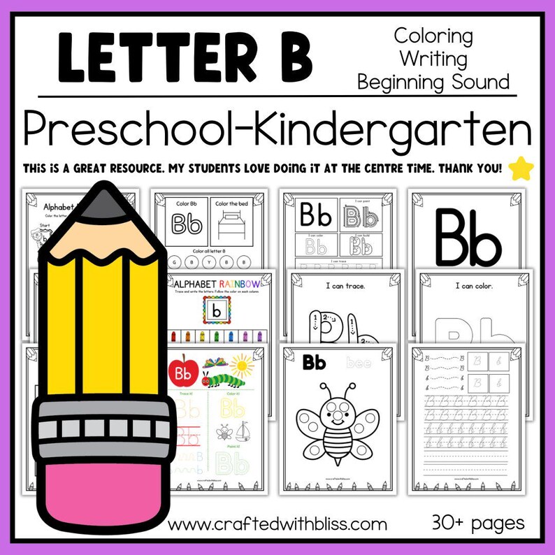500+ PAGES NO PREP Alphabet Worksheet Mega Bundle Daycare Toddler ...