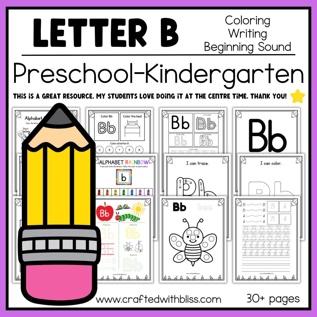 500+ PAGES NO PREP Alphabet Worksheet Mega Bundle Daycare Toddler ...