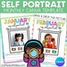 Monthly Self Portrait Activity Editable Canva Template - Etsy