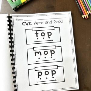 My CVC Activity Book (150+ Pages) | Homeschool | Kindergarten ...