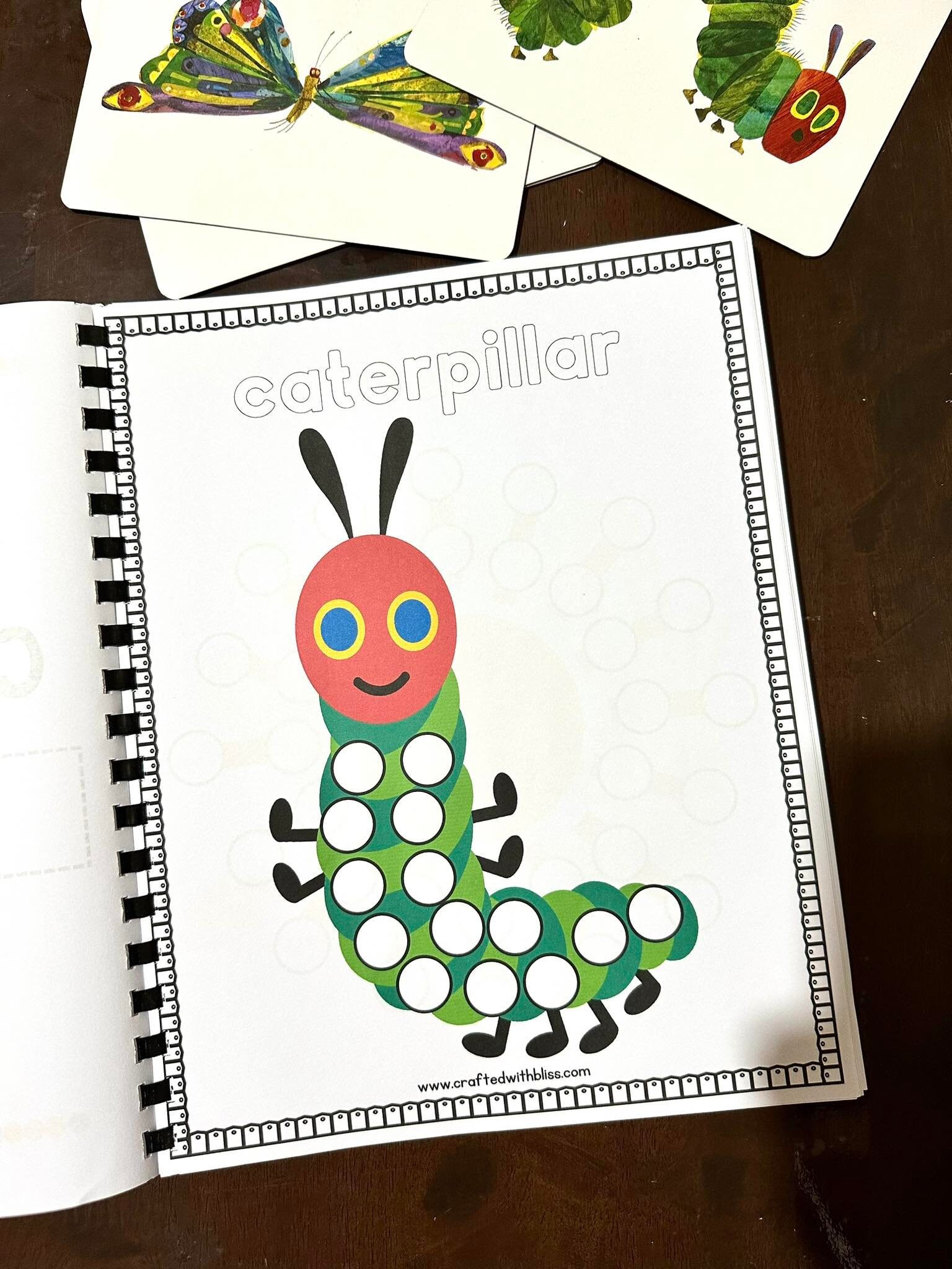 The Very Hungry Caterpillar Activity Book (100+ Pages) Eric Carle Book ...