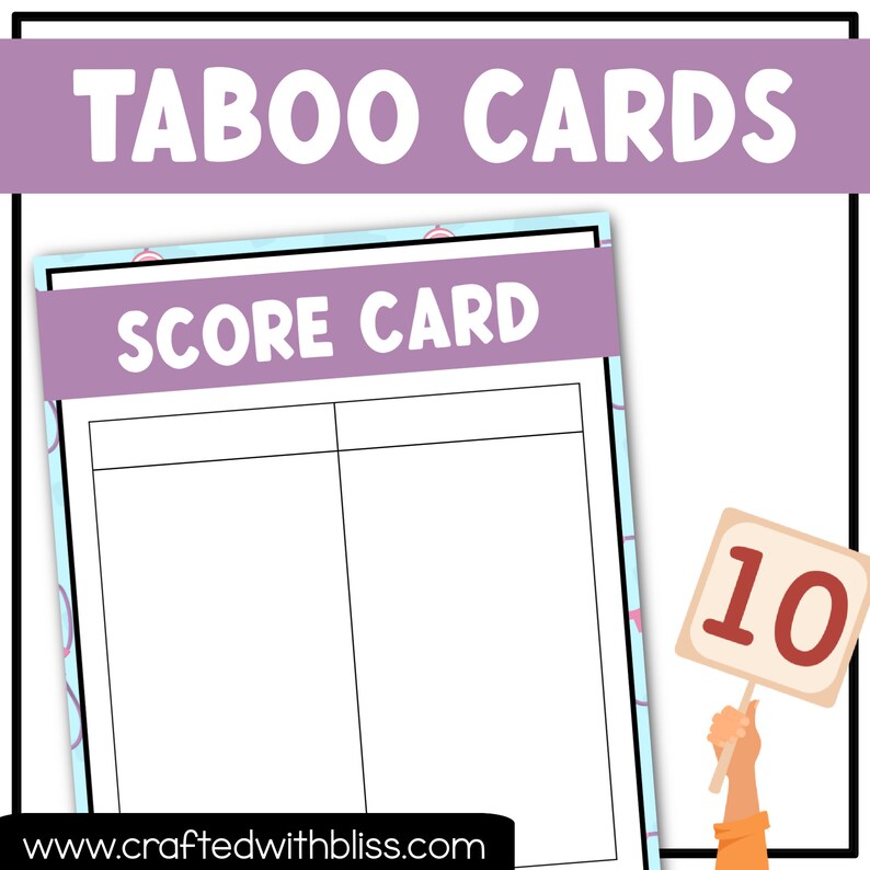 Hospital Taboo Game 150 Cards Medical Party Game Night Forbidden Words ...