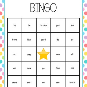 EDITABLE Sight Words Bingo for Kids, Sight Words Activities, Sight ...