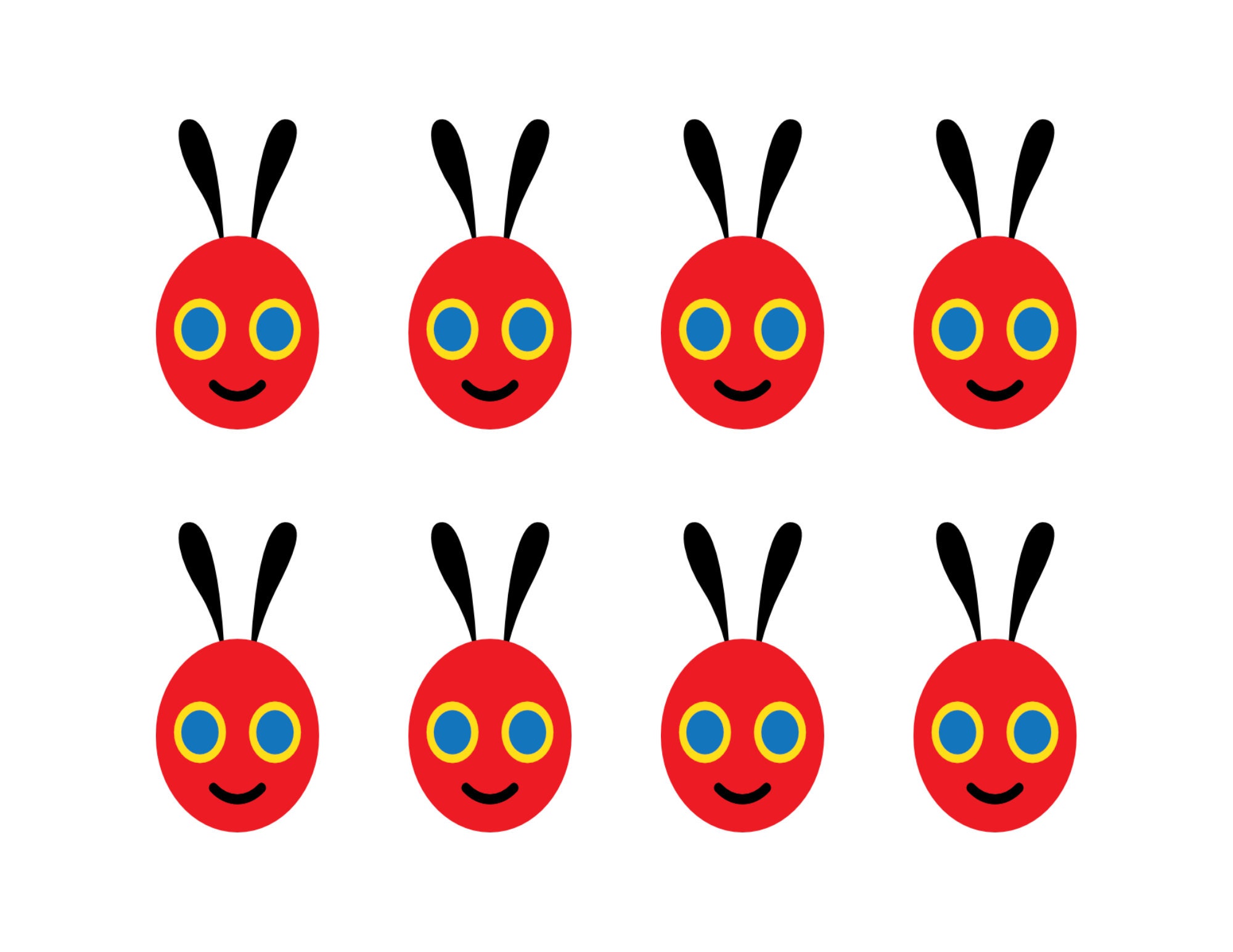 Caterpillar Head Template