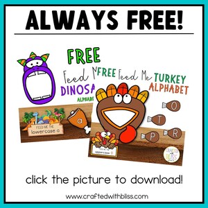 Feed the Bear Camping Theme Feed Me Literacy Center Math Center Camping ...