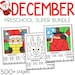 December Preschool Super Bundle, Christmas Kindergarten Activities ...