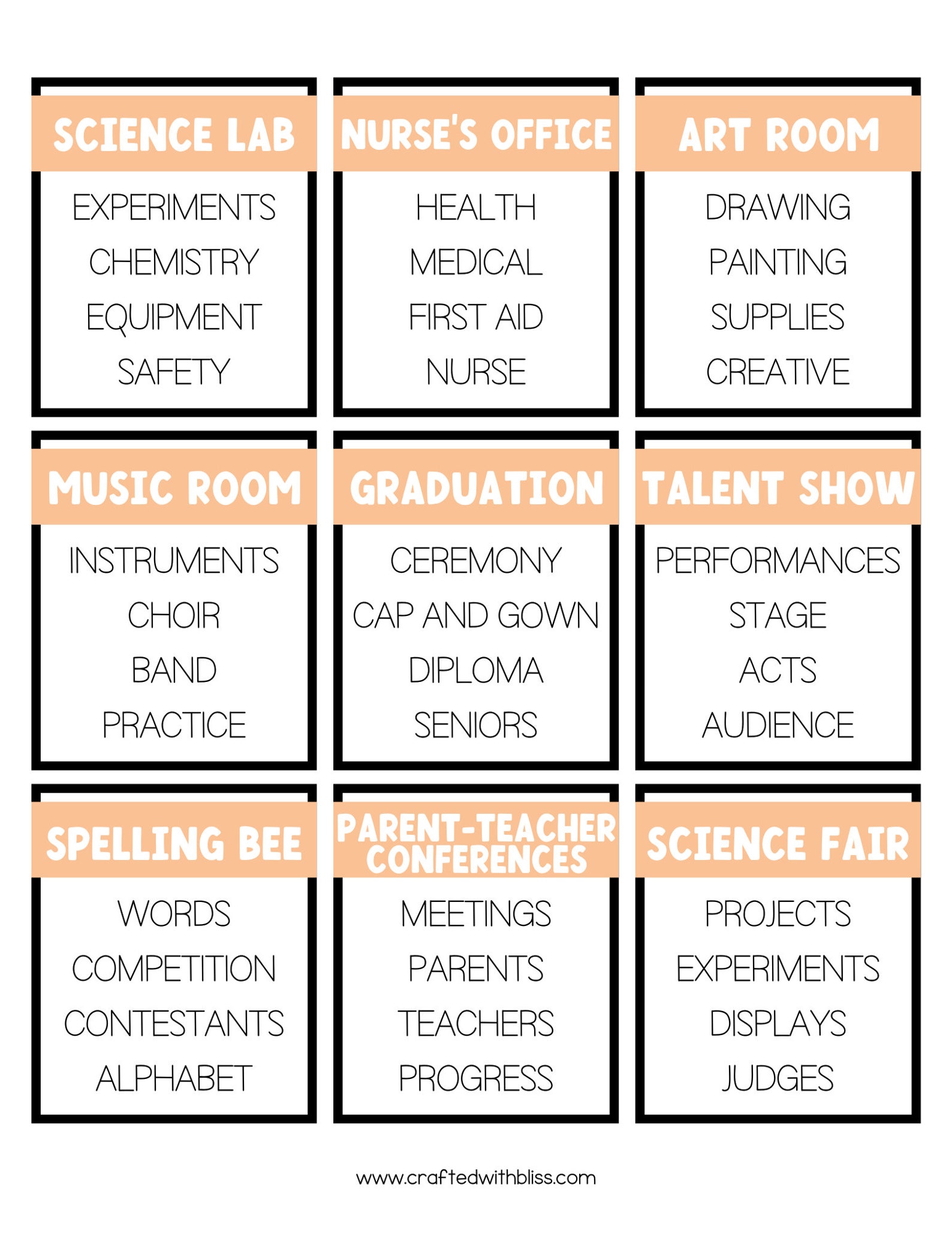 School Taboo Party Game 150 Card Fun Friday Ice Breaker Brain Break ...