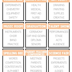 School Taboo Party Game 150 Card Fun Friday Ice Breaker Brain Break ...