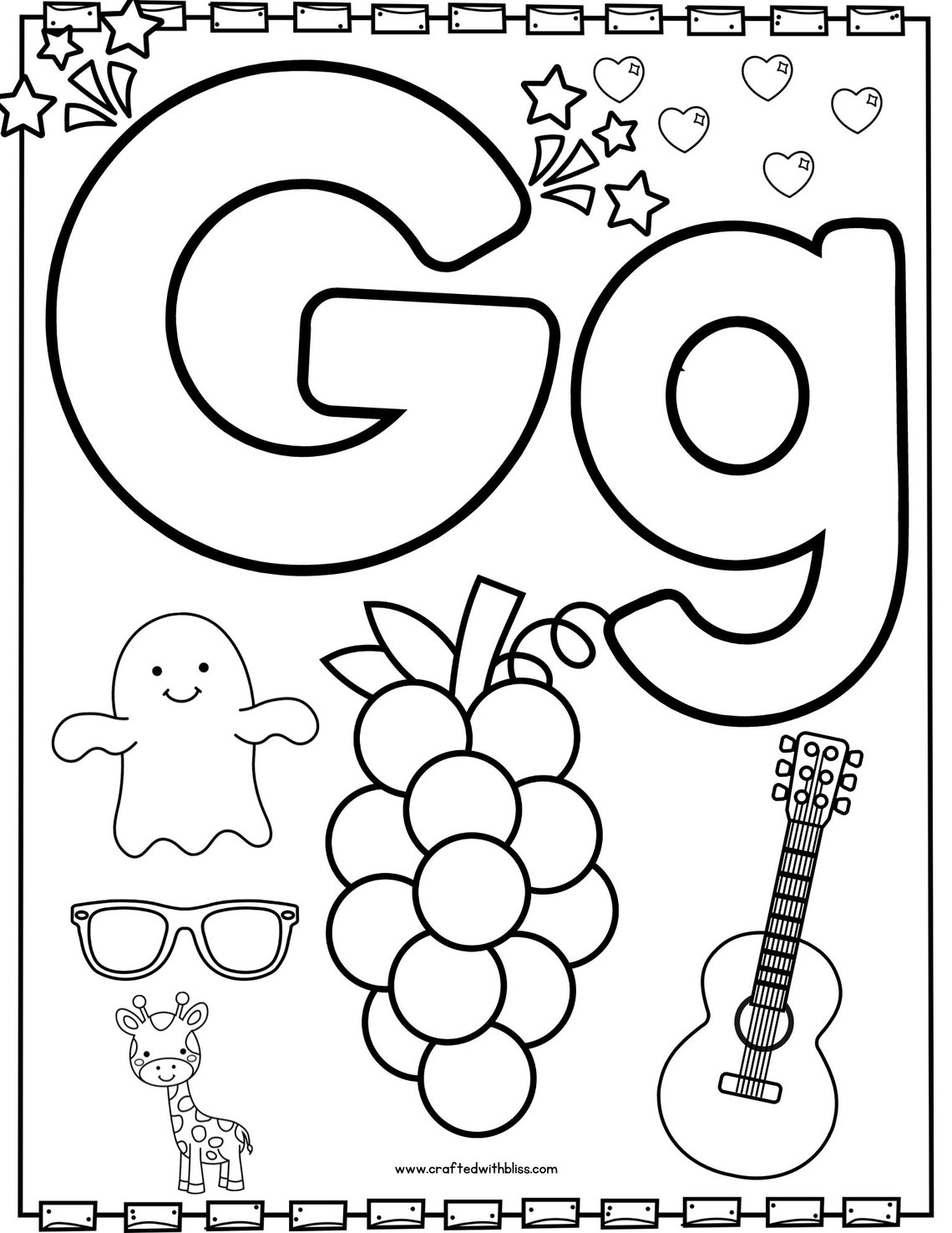26 Pages Alphabet Coloring Book Printable for Kids Alphabet - Etsy