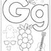 26 Pages Alphabet Coloring Book Printable for Kids, Alphabet Coloring ...