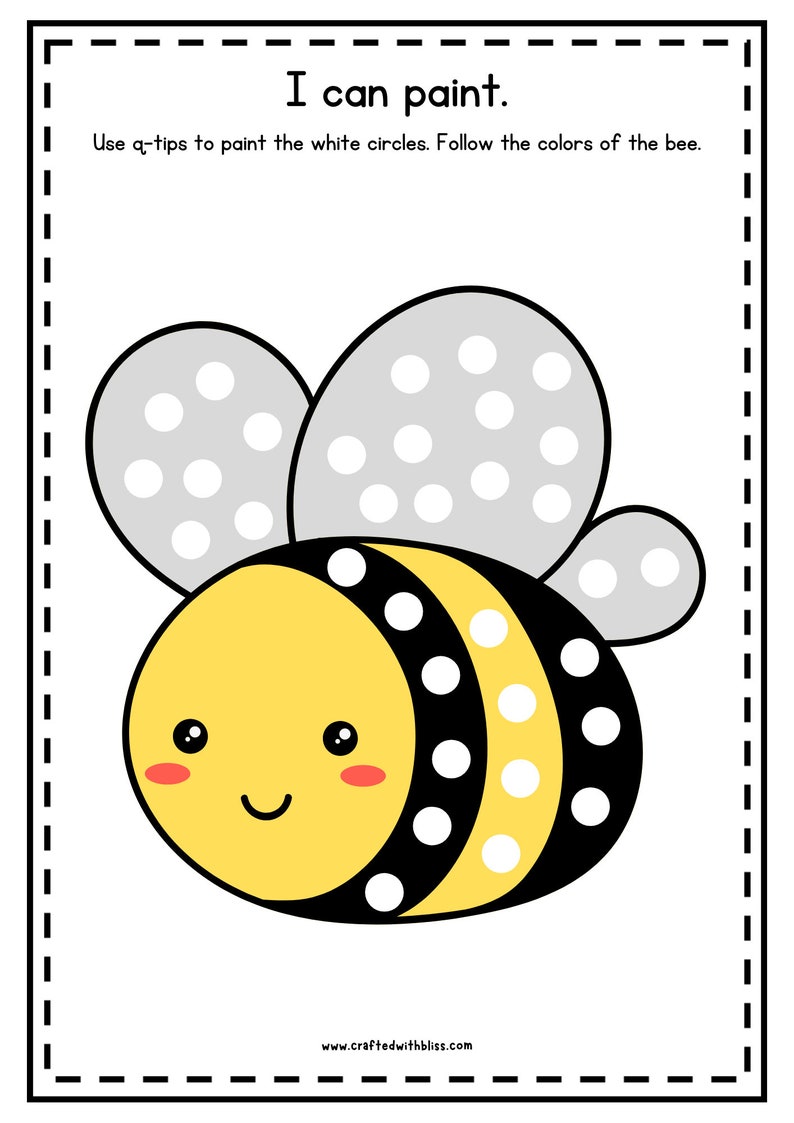 Busy Bee Printable Pack for Pre-k: Explore Literacy, Math, and STEM ...