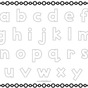 30 Alphabet Tracing Activities: Trace, Q-tip, Cursive, Write Worksheets ...