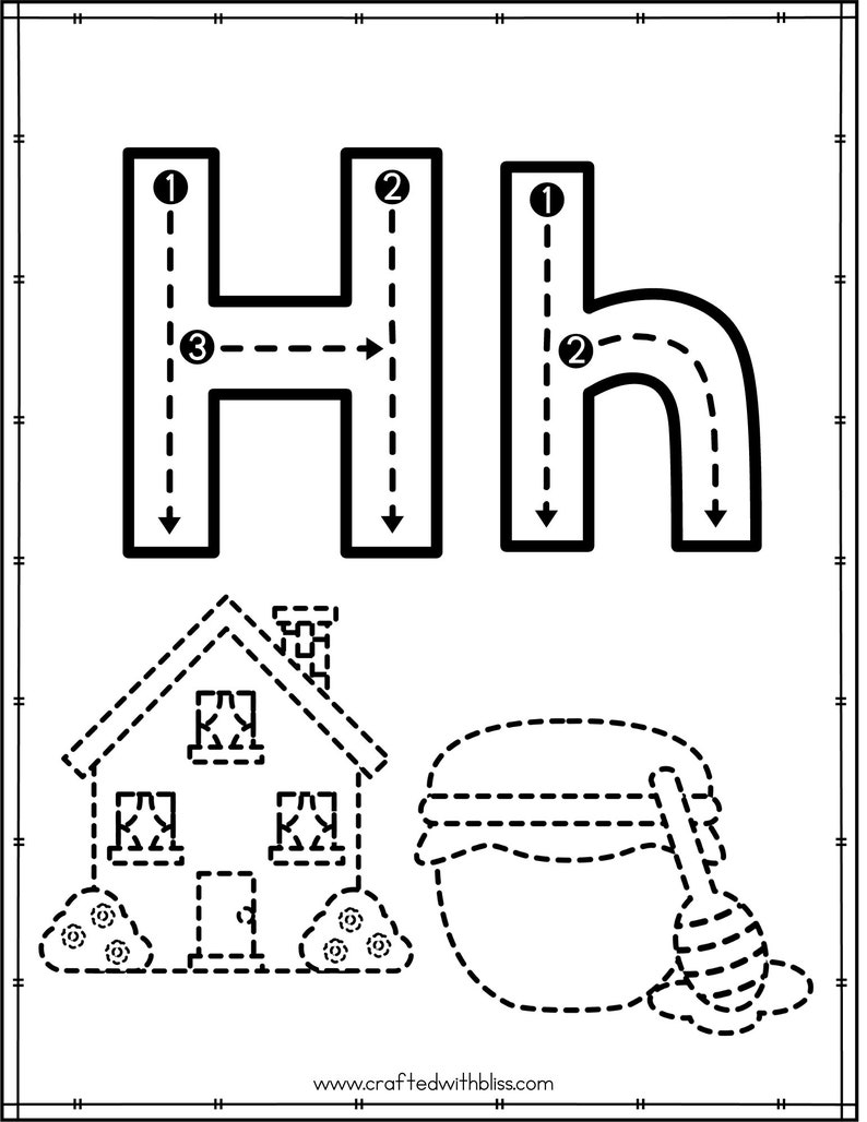 26 Pages Alphabet Tracing Mats, Alphabet Coloring Book Activities - A ...